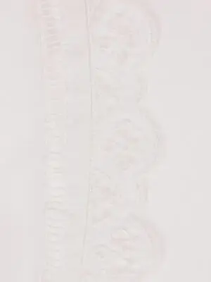 Isabel Marant Étoile Lace Detailed Long Sleeve Shirt - White
