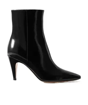 GIANVITO ROSSI 80mm Patent Leather Stiletto Boots