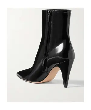 GIANVITO ROSSI 80mm Patent Leather Stiletto Boots