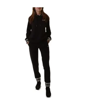 EA7 Core Logo Print Hoodie And Tracksuit Set