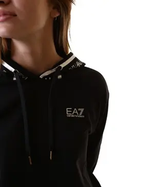 EA7 Core Logo Print Hoodie And Tracksuit Set