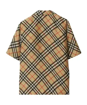 Burberry Nova Check Short Sleeved Shirt - Sand