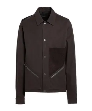 Rick Owens Tour Snap Front Straight Hem Jacket