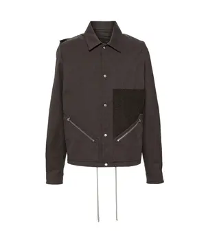 Rick Owens Tour Snap Front Straight Hem Jacket