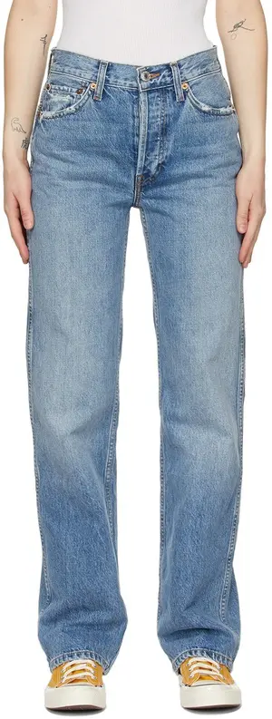 RE/DONE Straight Leg Jeans