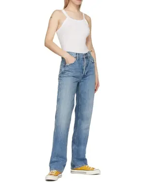 RE/DONE Straight Leg Jeans