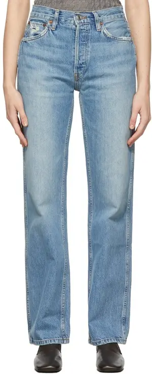 RE/DONE Straight Leg Jeans