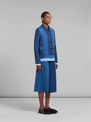 Marni Pinstriped Shirt Jacket