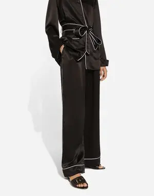 Dolce & Gabbana Contrast Piping Pajama Shirt
