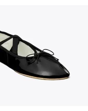 Tory Burch Mary Jane Bow Ballerina Flats