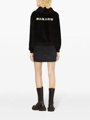 Isabel Marant Étoile Fleece Hoodie With Rib Details