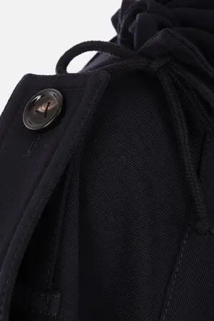 Bottega Veneta Double-breasted Belted Trench Coat - Black