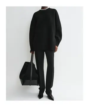 TOTEME Double-knit Sweater With Side Slits