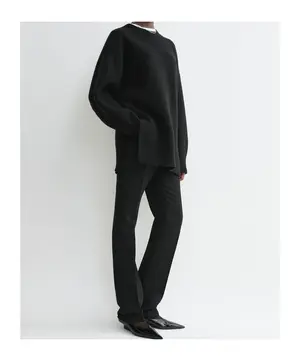 TOTEME Double-knit Sweater With Side Slits