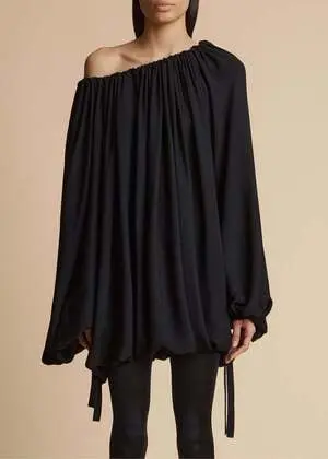 Khaite Nash Draped Blouse