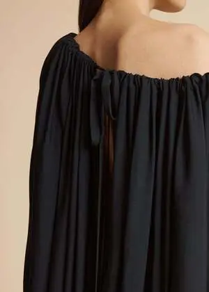 Khaite Nash Draped Blouse