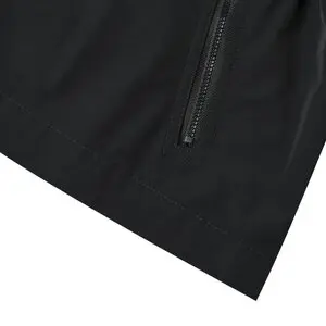 Burberry Hooded Jacket With Drawstring Waist - Black