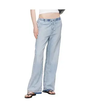 RAG  BONE Rag & Bone Wide-leg Drawstring Jeans
