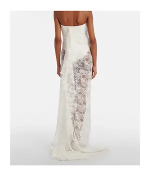 Christopher Esber Floating Draped Lace Gown