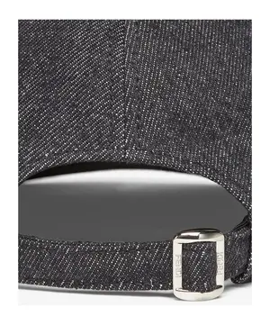 Fendi Ff Embroidered Denim Baseball Cap