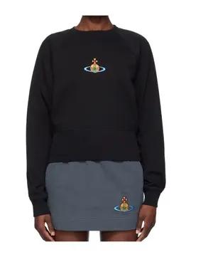 VIVIENNE WESTWOOD Orb Embroidered Crewneck Sweatshirt