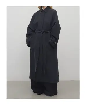 THE ROW Ryo Belted Coat - Black