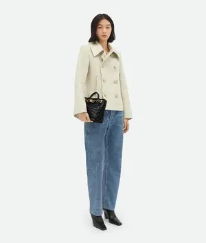 Bottega Veneta Andiamo Small Woven Tote Bag - Black