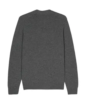 Play Comme Des Garcon Long-sleeved Knitted Cardigan - Grey