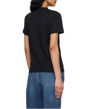 Helmut Lang Logo Detail Crewneck T-shirt