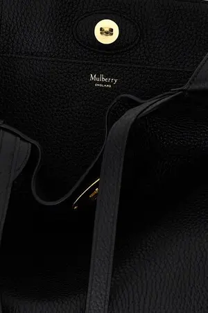 Mulberry Bayswater Tote Bag With Twist Lock - Black