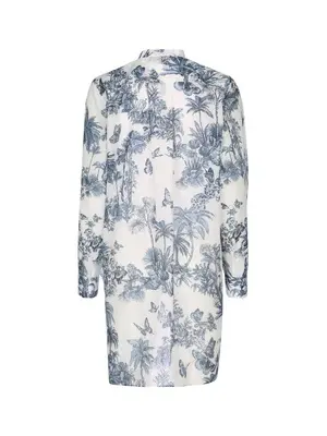 Dior Riviera Long Sleeve Printed Blouse