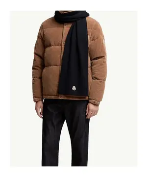 Moncler Logo Patch Scarf