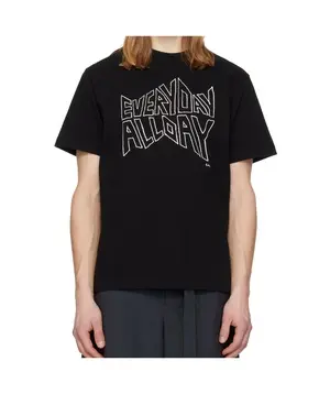 Sacai Short-sleeved Crewneck T-shirt