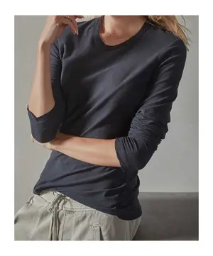 JAMES PERSE Long Sleeve Crewneck T-shirt