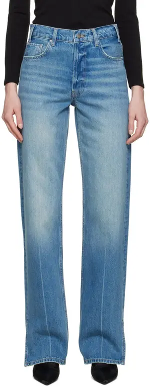ANINE BING Gavin Mid-rise Boyfriend Jeans