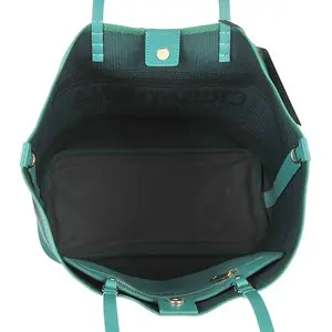 CRISATHENA Large Striped Shoulder Bag With Detachable Strap