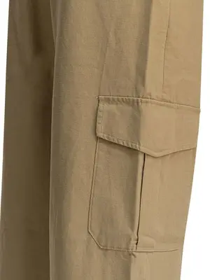 Vince Slub Cotton-linen Cargo Pants