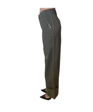 Liu Jo Embellished Wide-leg Trousers