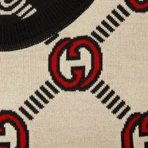 Gucci Reversible Interlocking G Jumper - Nude