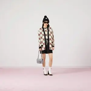 Gucci Reversible Interlocking G Jumper - Nude