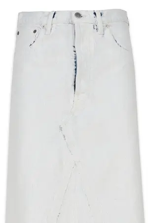 MAISON MARGIELA Raw Edge Hem Midi Skirt - 967