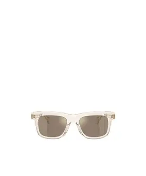Moncler Claro Square Frame Sunglasses - White