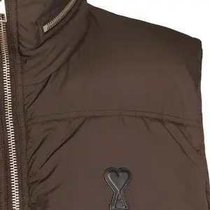 Ami Monogram Patch Puffer Gilet