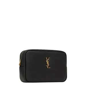 Saint Laurent Cassandre Logo Plaque Clutch Bag
