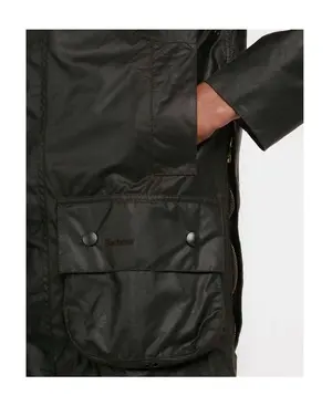 Barbour Beaufort Waxed Cotton Jacket - Black