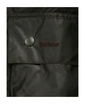 Barbour Beaufort Waxed Cotton Jacket - Black