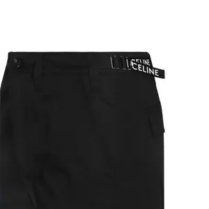 Celine Cargo Pants In Technical Cotton - Black