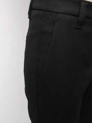 Brunello Cucinelli Cropped Stretch Trousers - Black
