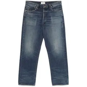 AGOLDE 90's Mid-rise Cropped Jeans - Blue