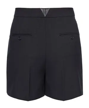 Pinko Pleated Twill Shorts